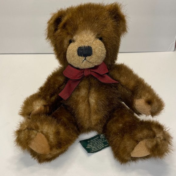 Brandwell Russ | Toys | Brandwell By Russ Mink Brown Teddy Bear ...